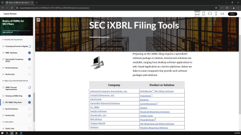 Inline XBRL Web-based Training - Self-paced Online | Call/Text 585-510-3890